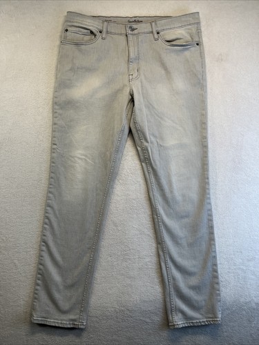 Goodfellow Jeans Men 38x32 Gray Slim Straight Total Flex Denim Pants | eBay