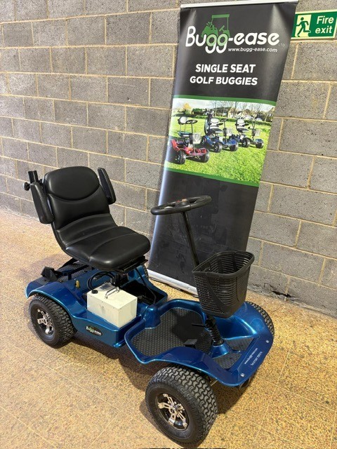 Bugg-Ease Single Seat Golf Buggy with Steering Wheel & Luxury Seat USED ...