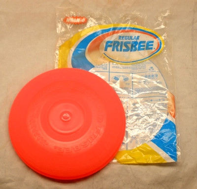 Vintage Wham-O Frisbee Neon Orange 1977 with Wrapper | eBay