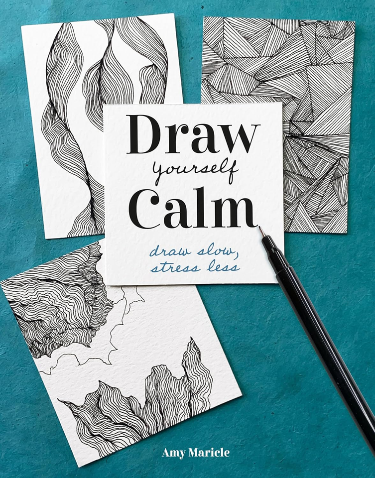 Draw Yourself Calm: Draw Slow, Stress Less | eBay