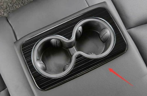 For Cadillac XT5 2017-2022 Black Titanium Rear Water Cup Panel Frame ...