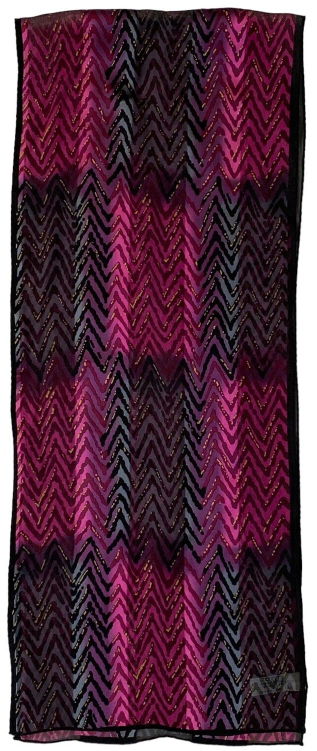 100% Silk Scarf Elaine Gold For Collection XIIX LTD 5… - Gem