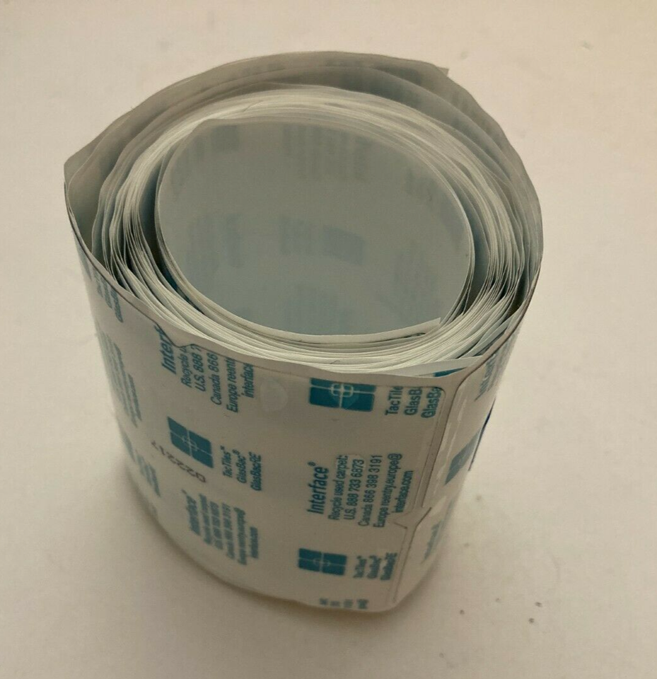 50 Pack Interface Floor Adhesive TacTiles for Carpet Square ...