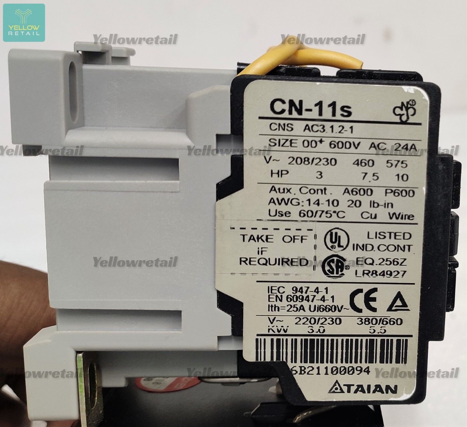 1x TAIAN CN-11S CNS AC3.12-1 AC CONTACTOR | eBay