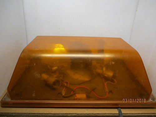Amber Code 3 PSE Public Safety Equipment Force 4 LP Beacon Light w ...