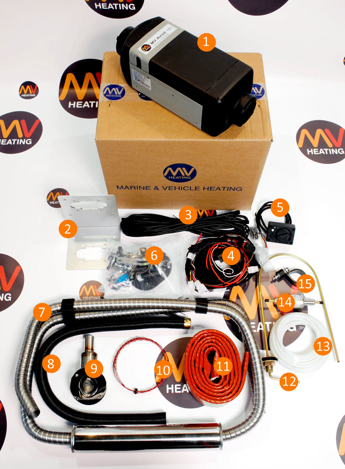 MV Airo 2 Diesel Powered Marine , Barge Boat , Yacht Heating System ...