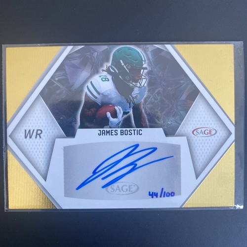 2023 SAGE High Series - Autographs James Bostic #A-JB4 Gold /100 (AU) for sale online | eBay