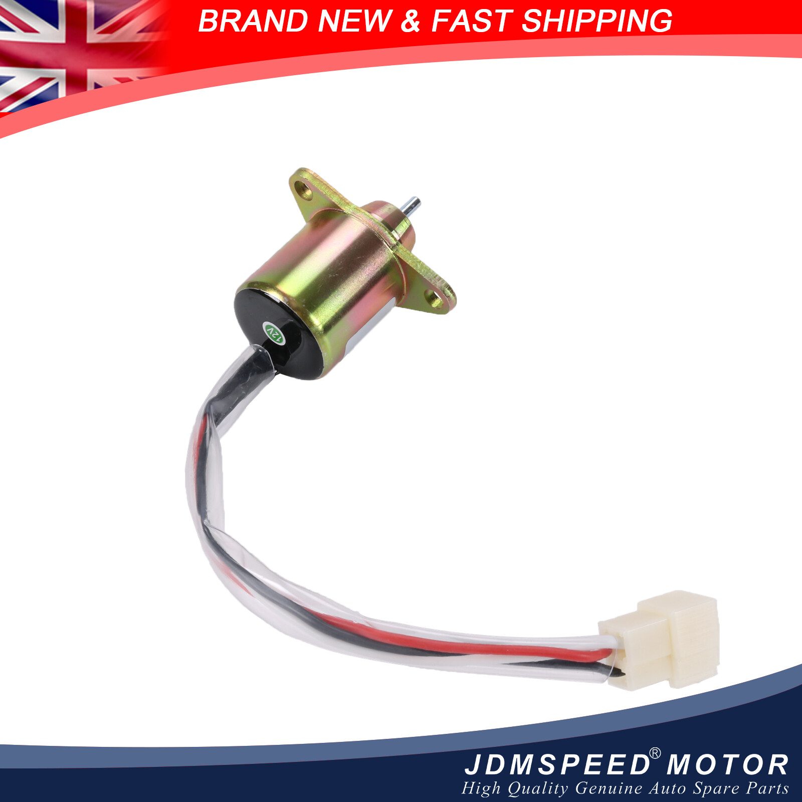 Diesel stop control Solenoid Valve For Yanmar 1503ES-12S5SUC5S 119653 ...