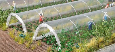 HO Scale Scenery - 1399 - Clear Plastic Plant Tunnels - kit | eBay ...