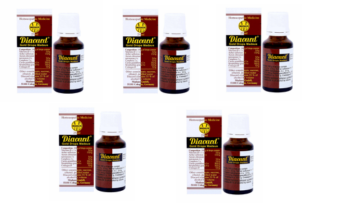 DIACARD HOMEOPATHIC GOLD DROPS MADAUS - Pack of 5 X 25ml Free Shipping ...