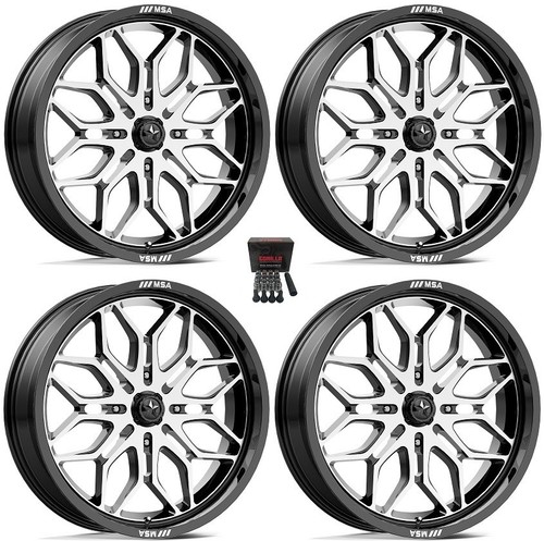 MSA M47 Sniper 24" Wheels/Rims Machined Commander Maverick | eBay