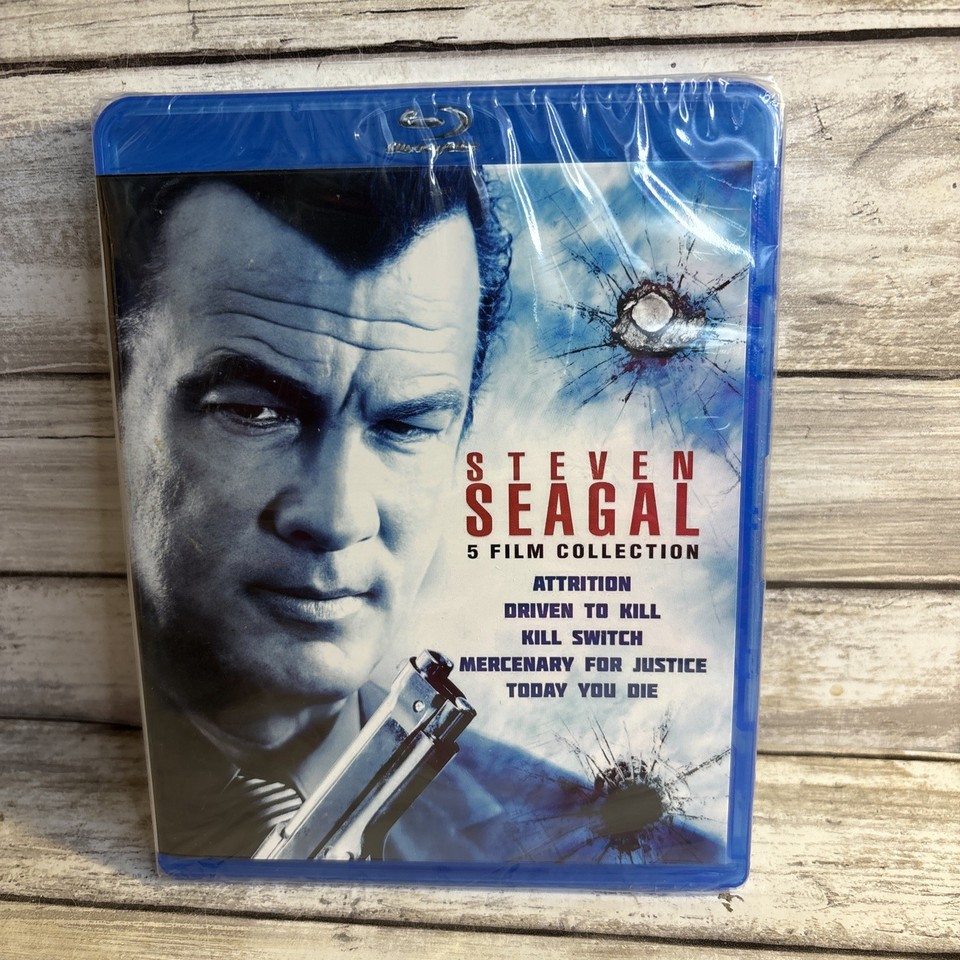 STEVEN SEAGAL 5-Film Collection (BLU-RAY 2021) NEW SEALED Attrition ...
