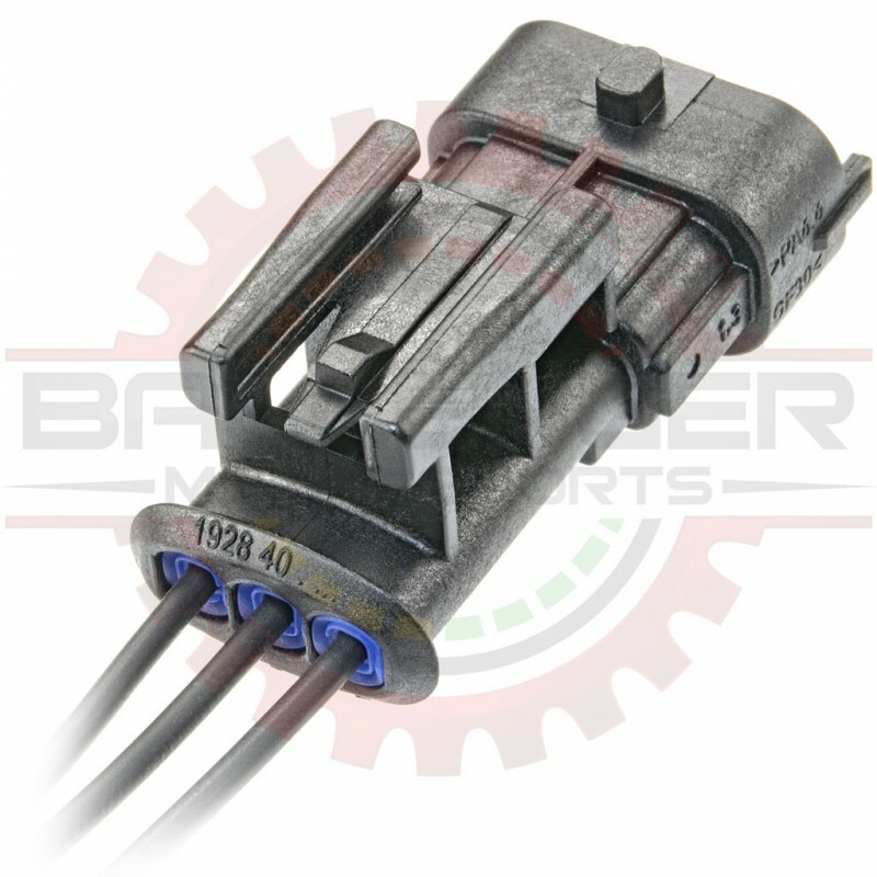3-way Sealed Receptacle for Bosch Connector Pigtail for Diesel ...