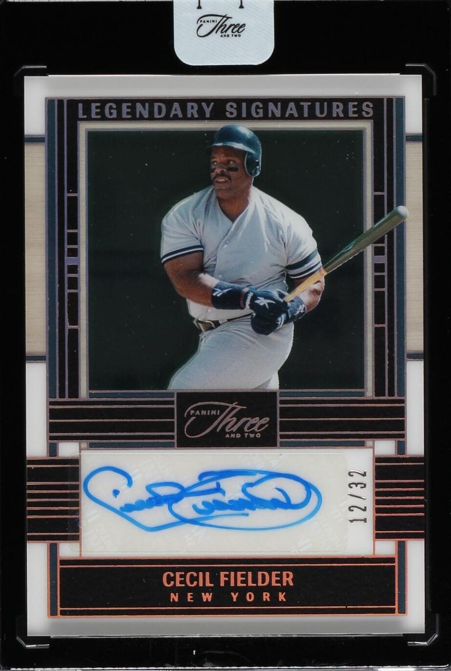 2024 Panini Three and Two - Legendary Signatures Cecil Fielder #LEG-CF ...