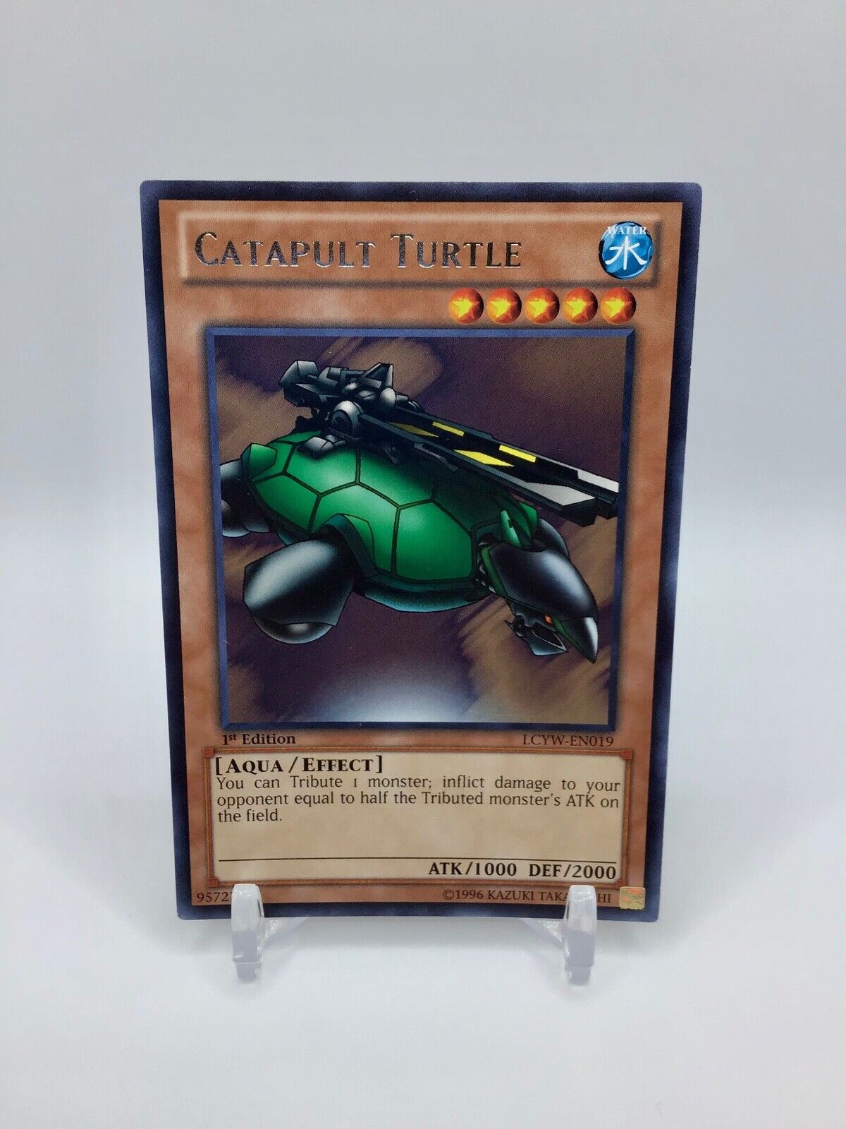 Yu-Gi-Oh! Catapult Turtle LCYW-EN019, 1st Edition, Rare, NM | eBay