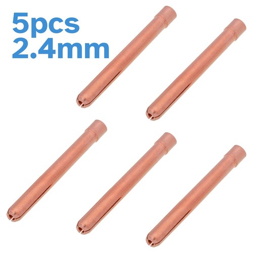 5pcs 2.4mm Copper Collet 50mm Tig Welding Torch Set Tool Consumable ...