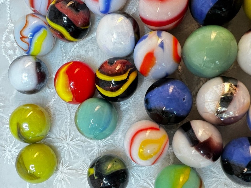 Vintage Lot of Marbles Assorted Marbles 40 Marbles | eBay