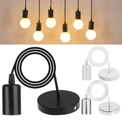 Vintage Retro Light Screw Base E27 Lamp Holder Light Socket Pendant ...
