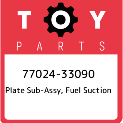 77024-33090 Toyota Plate sub-assy, fuel suction 7702433090, New Genuine ...