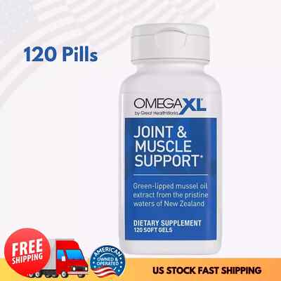 Omega XL 120ct by Great HealthWorks Small, Potent,Joint Pain Relief ...