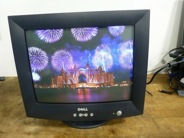 Dell E772C Color Monitor CRT Vintage Retro Gaming for sale online | eBay