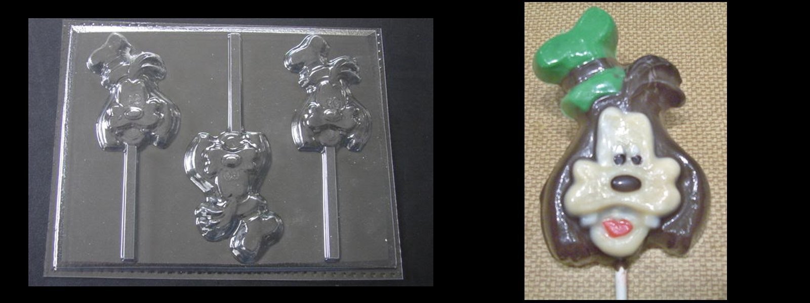 GOOFY Face MICKEY MOUSE Lollipop Chocolate Soap Candy Gummy Mold | eBay