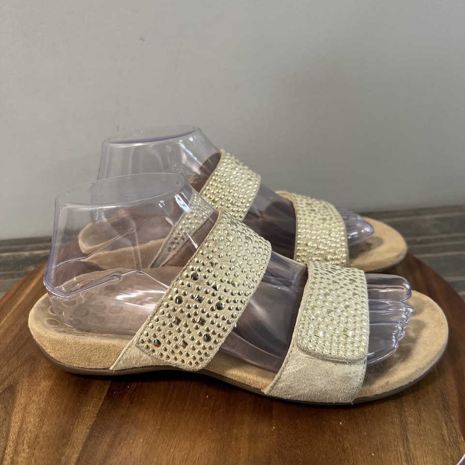 Vionic Women’s Size 7 341 Samoa Slip On Leather Slide Sandals TVW4832 ...