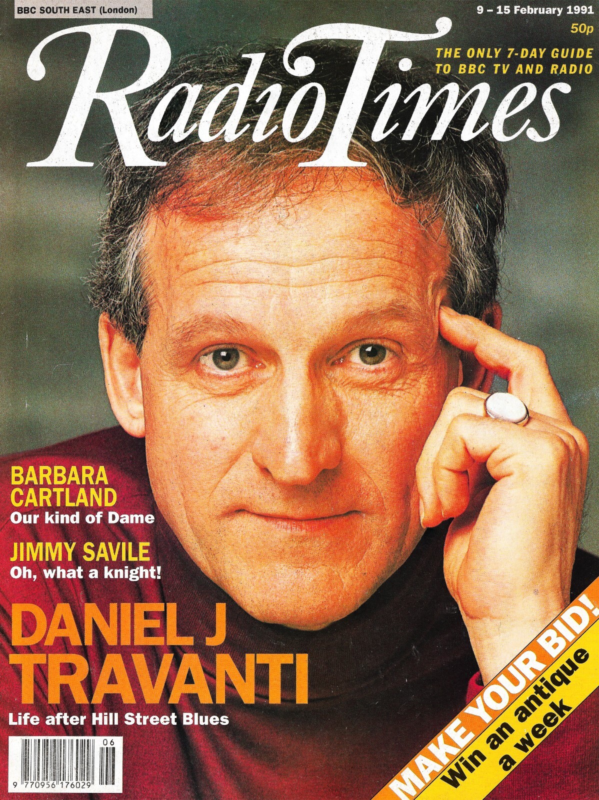 Radio Times 9th - 15th Feb 1991 (Comic Relief, Daniel J Travanti, Red ...