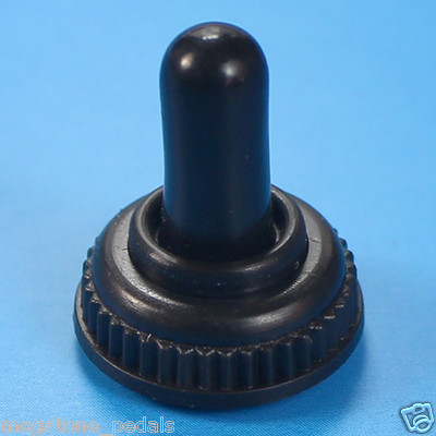 (1 PC) Black Toggle Switch Waterproof 11mm Rubber Cover Cap... USA ...