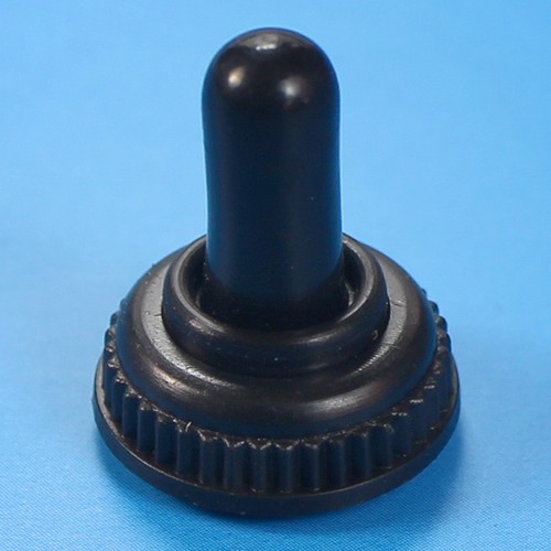 (1 PC) Black Toggle Switch Waterproof 11mm Rubber Cover Cap... USA ...