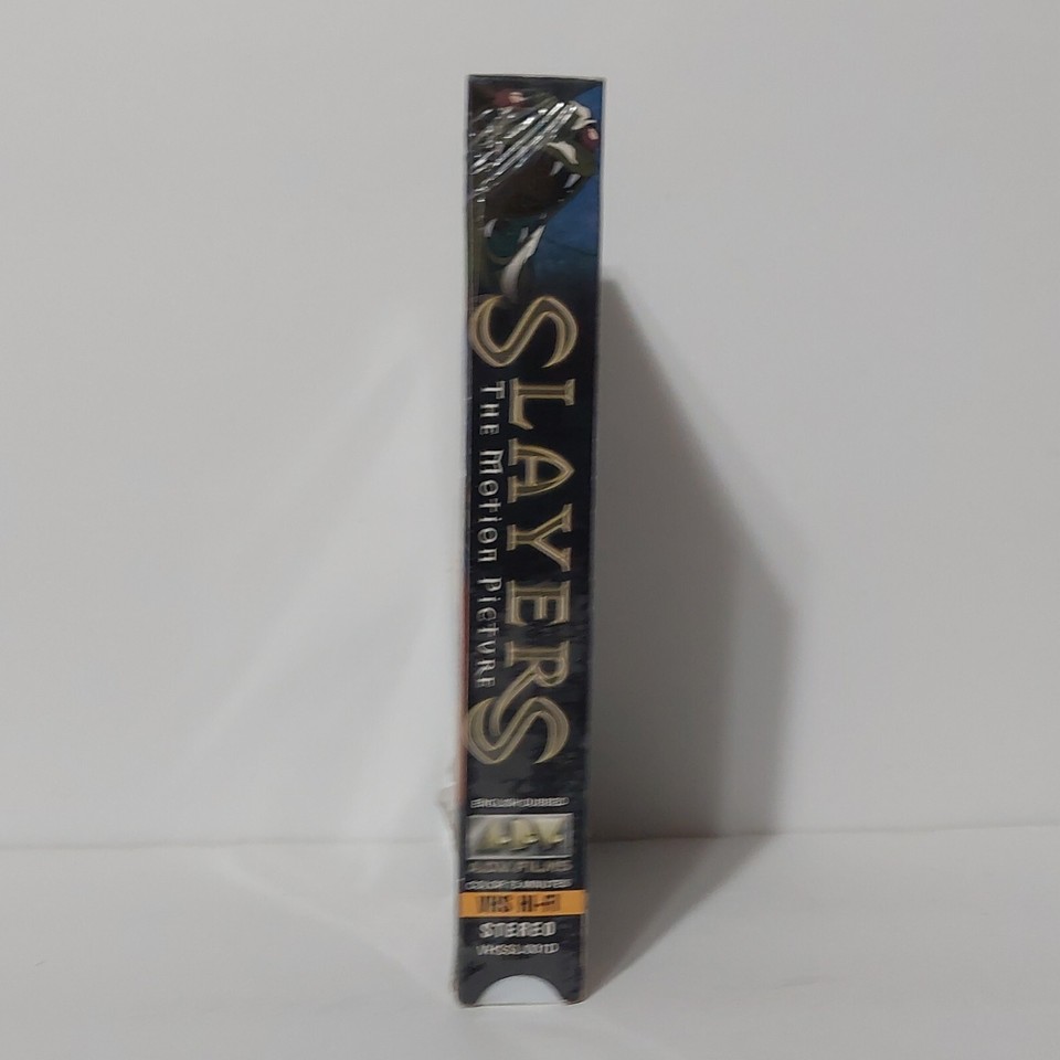 Slayers - The Motion Picture (VHS, 1998, Dubbed) Anime New Sealed Water ...