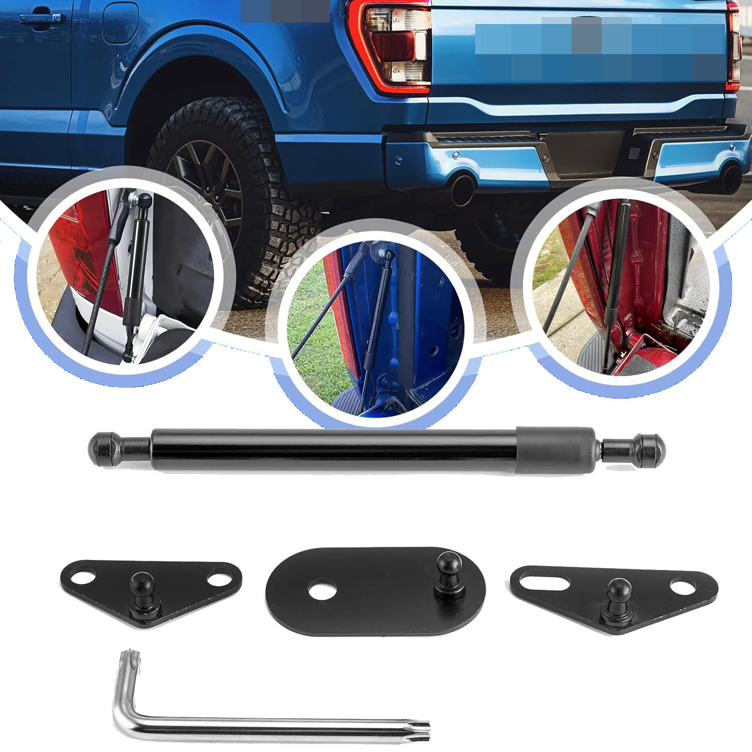 Tail Gate Damper Kit For 2015-2024 Ford F150 Tailgate Assist Shock ...