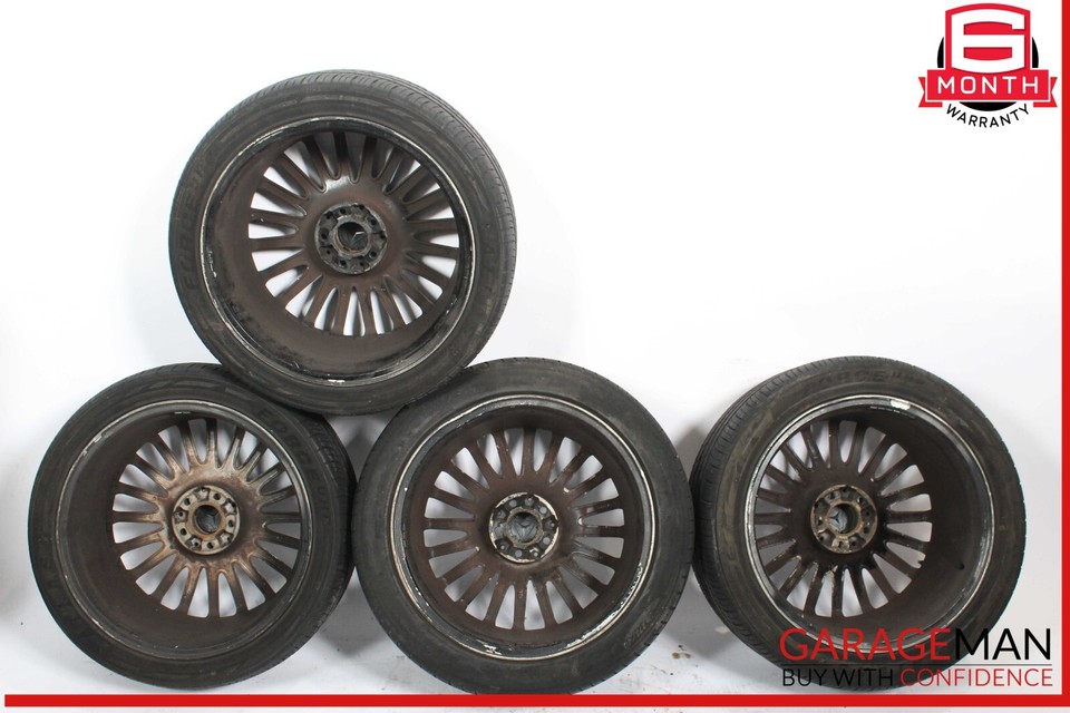 10-14 Mercedes W221 S600 CL550 Complete Wheel Tire Rim Rims Set of 4 Pc ...