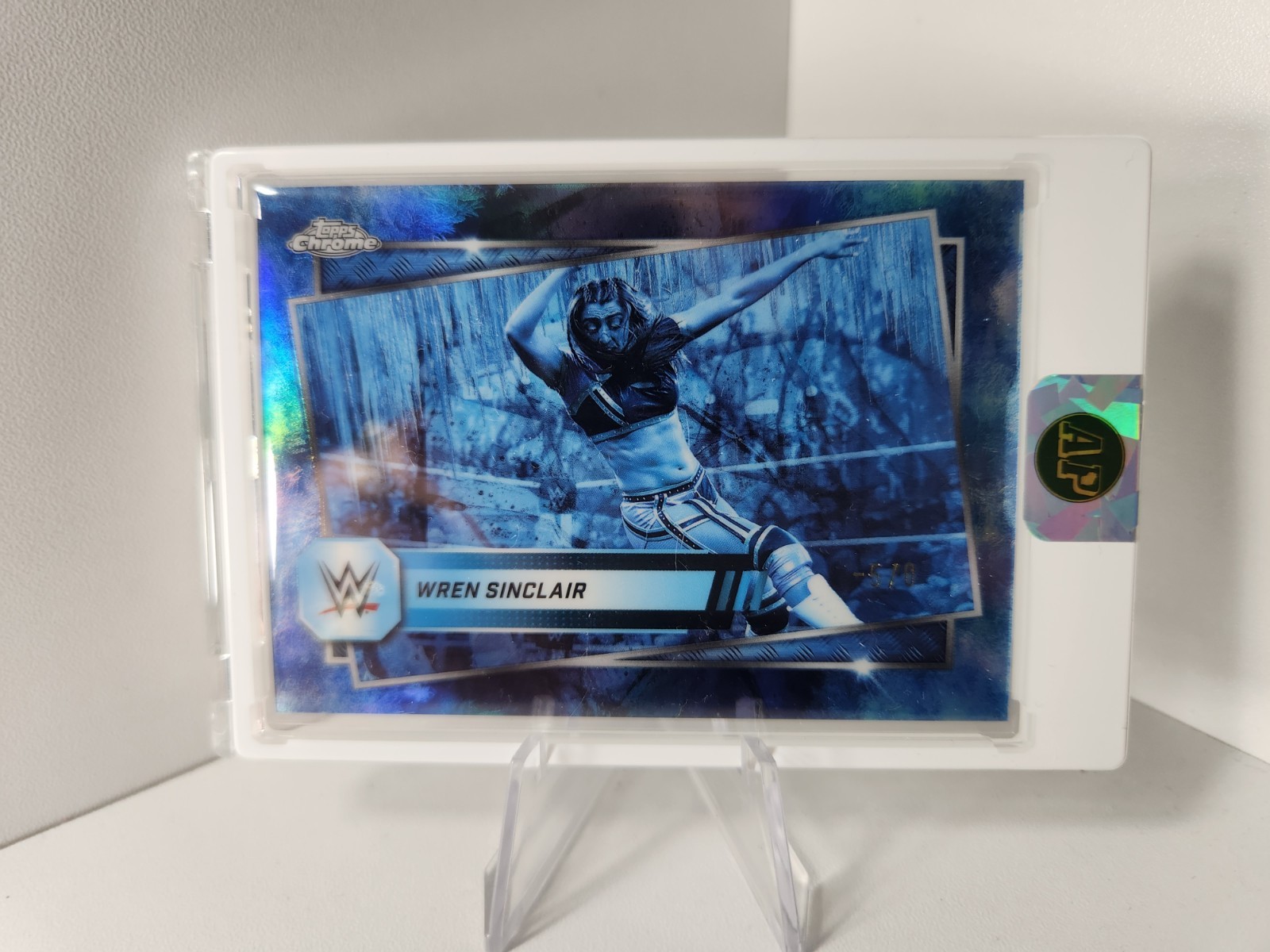 Wren Sinclair 2025 Topps Chrome WWE #164 Frozenfractor /-5 Price Guide ...