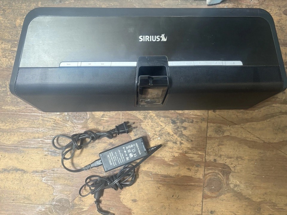 Sirius Stiletto 2 SL2 Portable Satellite Radio MP3 Player And Boombox ...