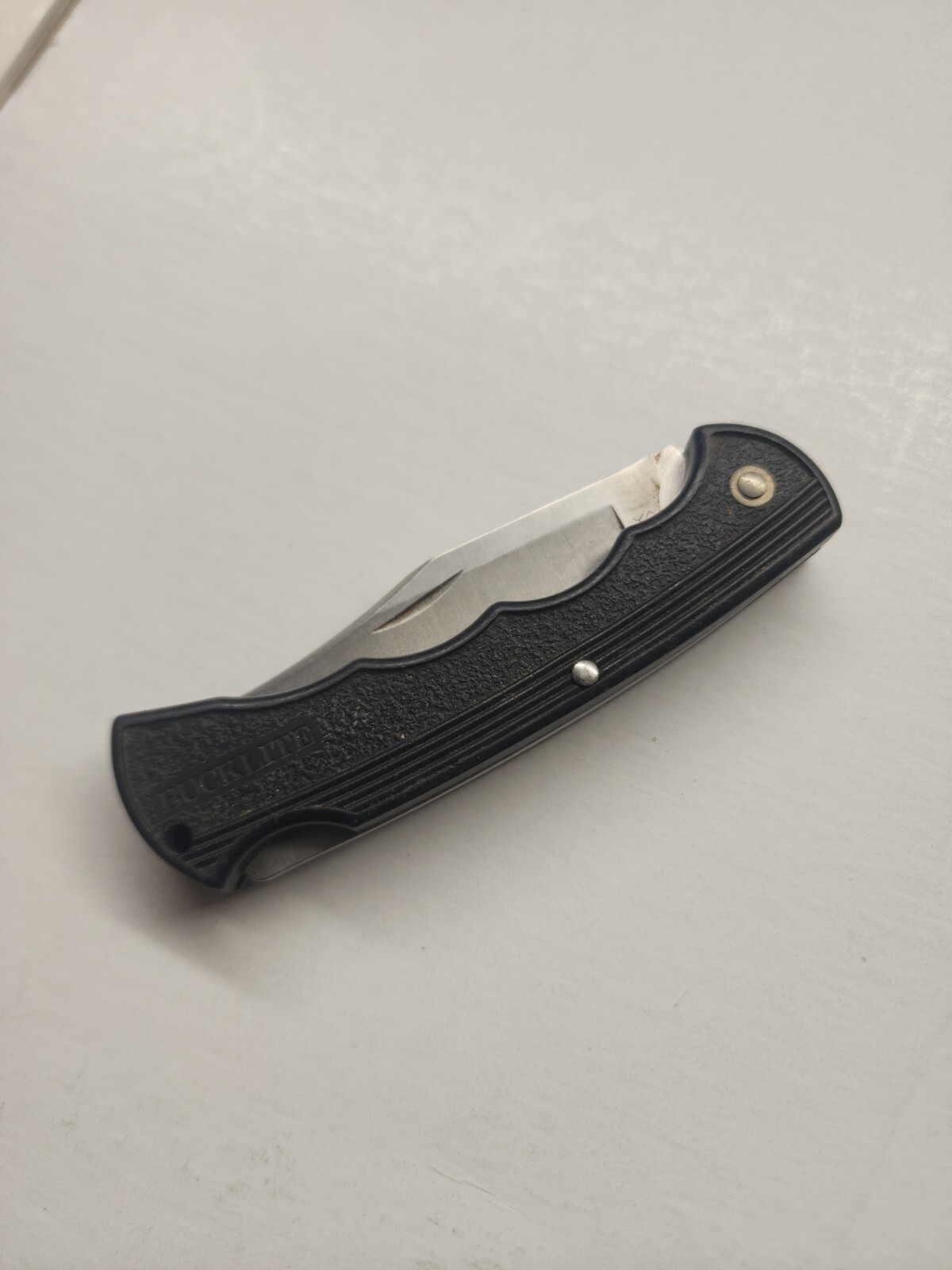 Buck USA 422 Bucklite Pocket Knife Lockback Plain Edge Blade W2 | eBay