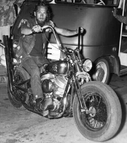 Hells Angels Boss Sonny Barger Early 60S 8x10 PHOTO PRINT | eBay