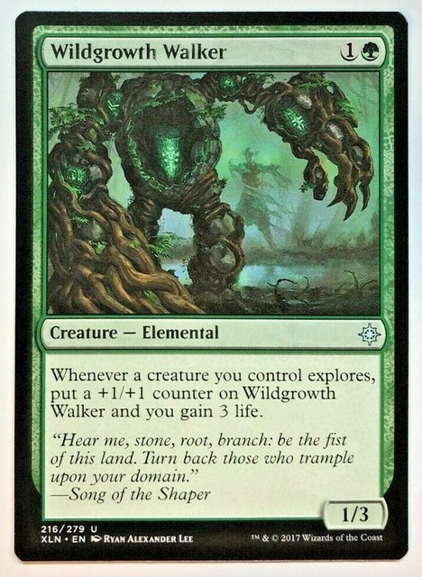 MTG Wildgrowth Walker Ixalan 216/279 Regular Uncommon for sale online ...