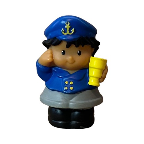 Fisher Price Little People Figure Pirate Boy Ship Captain Seaman Scope ...