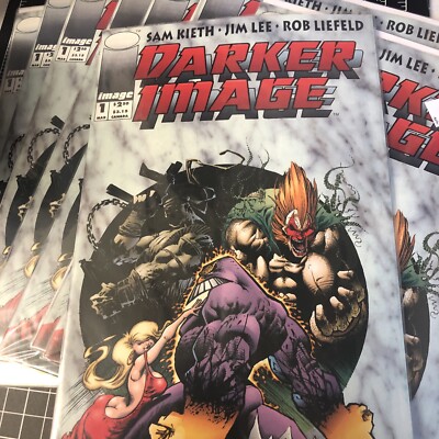 DARKER IMAGE #1 Sam Kieth Jim Lee Rob Liefeld Image Comics 1993 Bagged ...