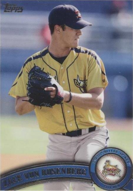 2011 Topps Pro Debut - Zach Von Rosenberg #314 (RC) for sale online | eBay