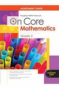 Houghton Mifflin Harcourt On Core Mathematics: Assessment Guide Grade 3 ...