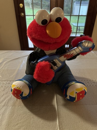 1998 Tyco Rock N Roll Elmo Plush Guitar Lights | eBay