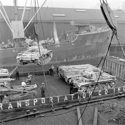 WW2 WWII Photo World War Two Captured German Panzer Tank Aberdeen ...