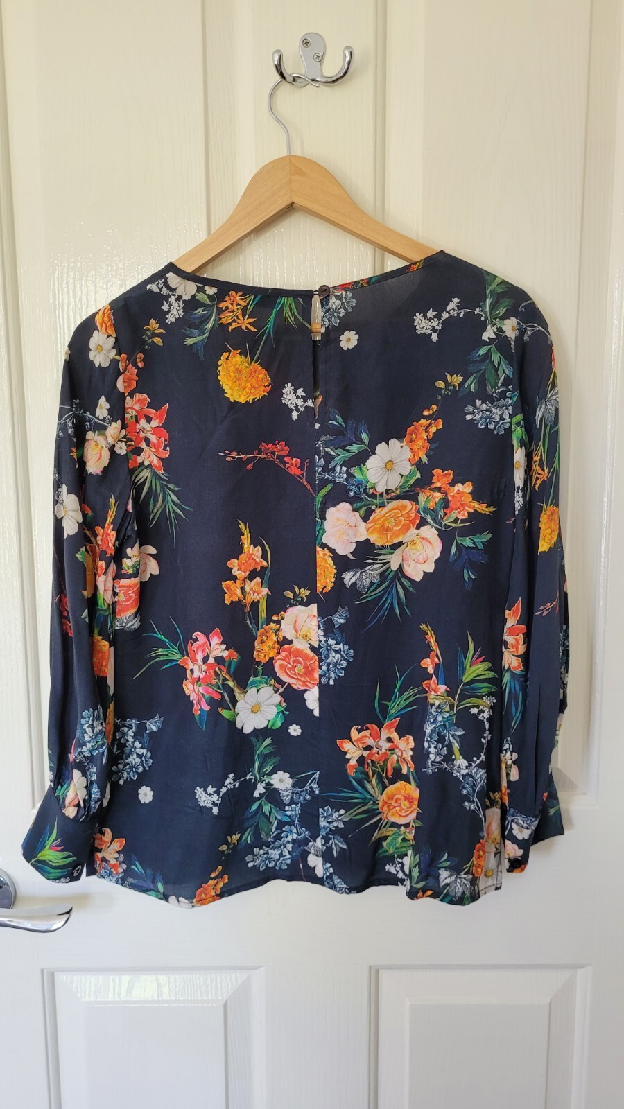 Perri Cutten Womens Silk Floral Blouse Size XS | eBay