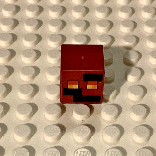 LEGO MINI FIGURE Minecraft Magma Cube Head | eBay