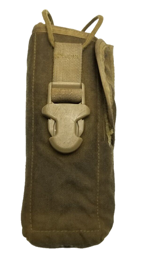 QTY (1) USGI Military Army KHAKI MBITR POCKET RADIO POUCH MOLLE USED | eBay