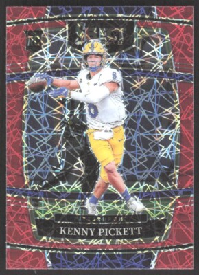 2022 Panini Select Draft Picks Red Lazer Kenny Pickett Rookie ...