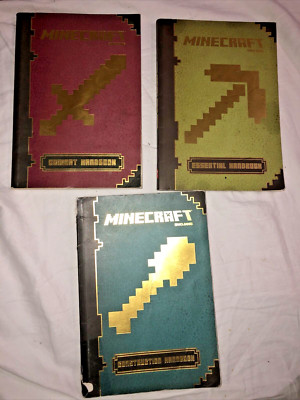 Minecraft Essential Handbook Lot of 3 Books by Jordan Maron | eBay