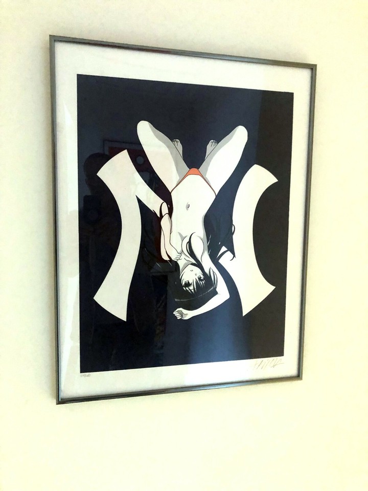 New York NY Yankees Manga von Arika Uno - Screen Print Limited Ed ...